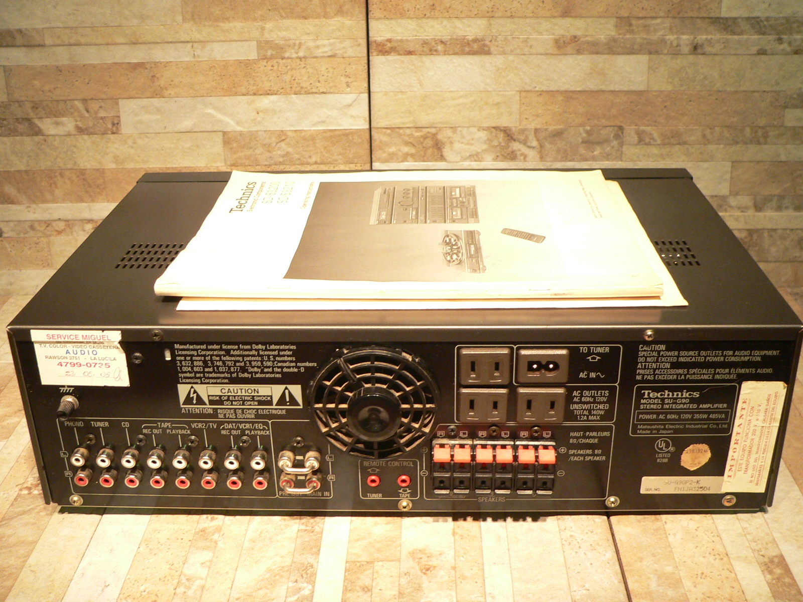 su-distribuidor audio hi-fi and hi-end: AMPLIFICADOR TECHNICS SU-G90 ...