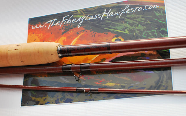 Handcrafted graphite and fiberglass fly rods: The Rods
