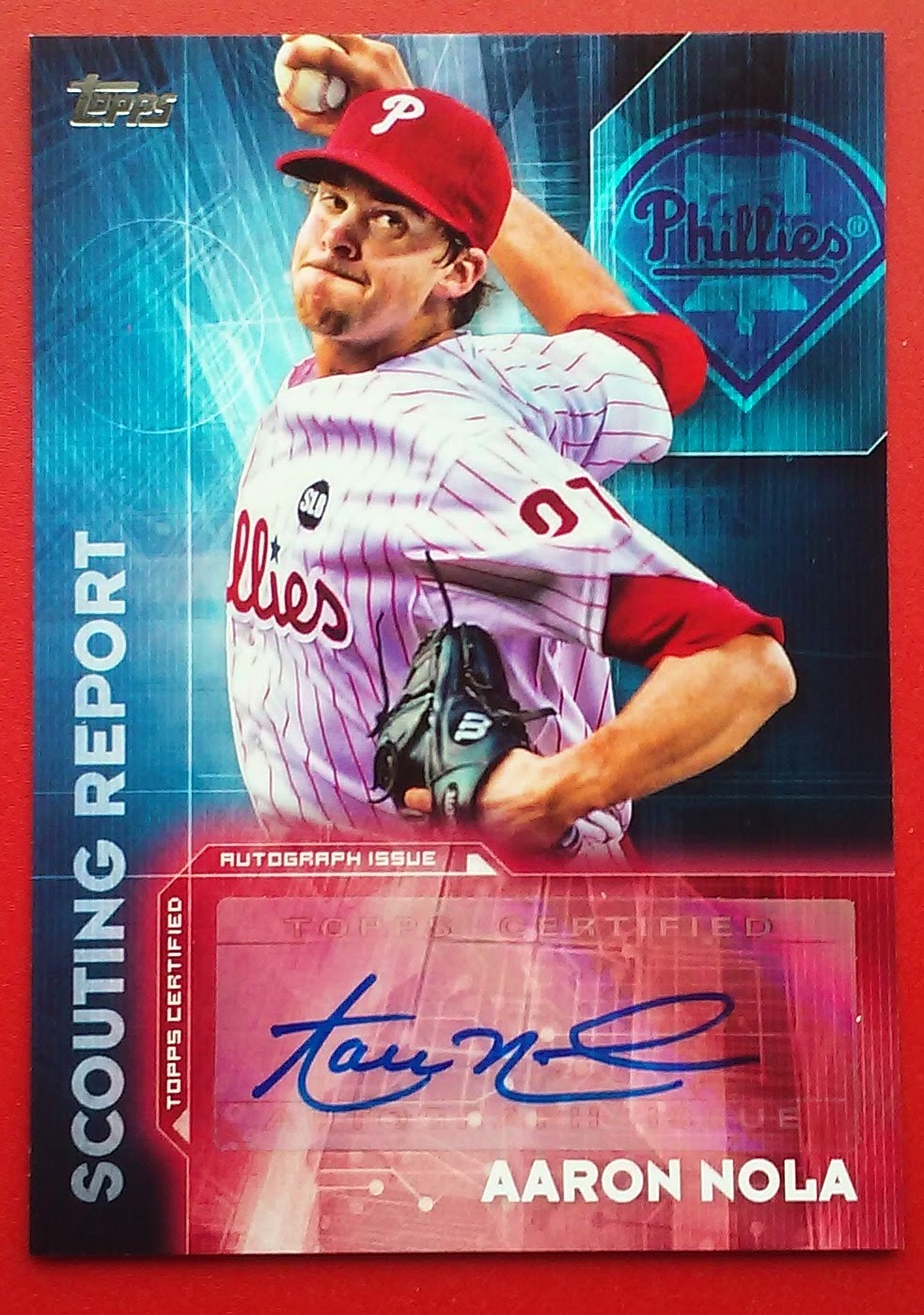 Phungo: 2016 Topps Scouting Report #SRA-AN Aaron Nola (rc - auto)