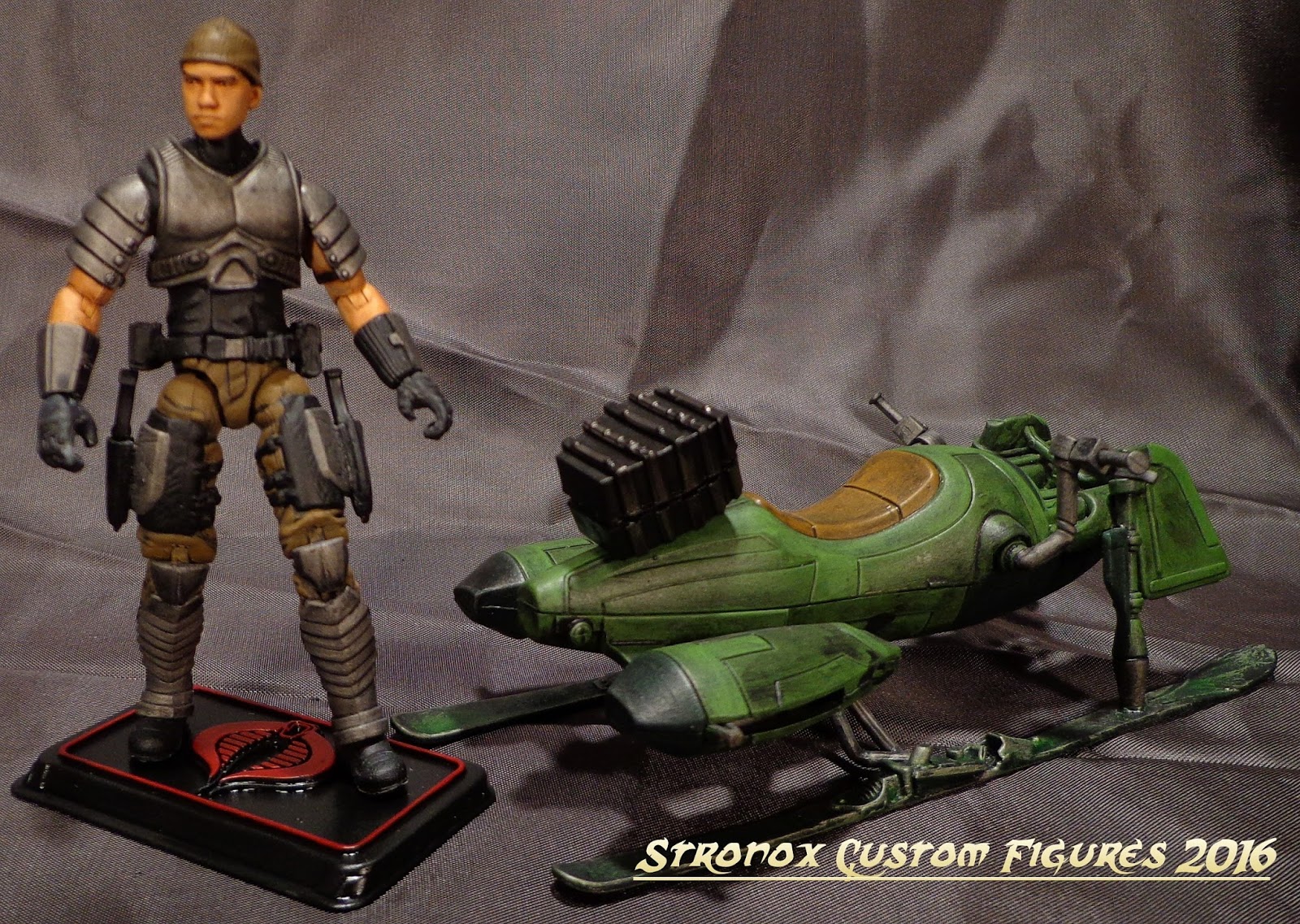 Stronox Custom Figures: GI Joe: Zartan with Swamp Skier