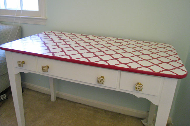 Sarah Bridger Design: Moroccan Stenciled Desk