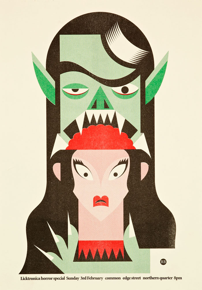 Flyer Goodness: Illustration by Rob Bailey