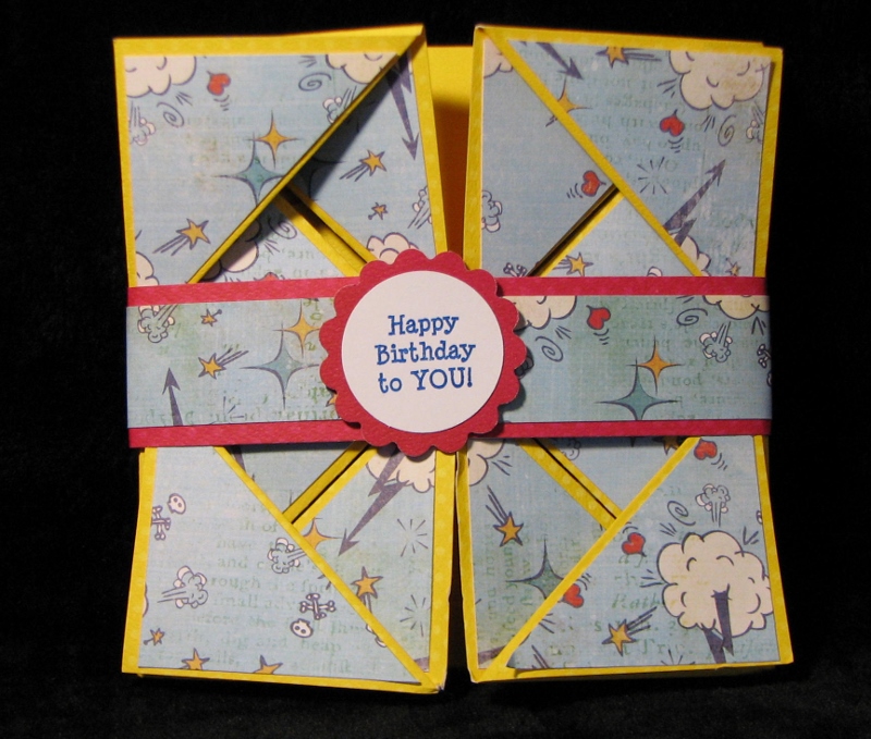 Pause Dream Enjoy: Happy Birthday (Napkin Fold Card)