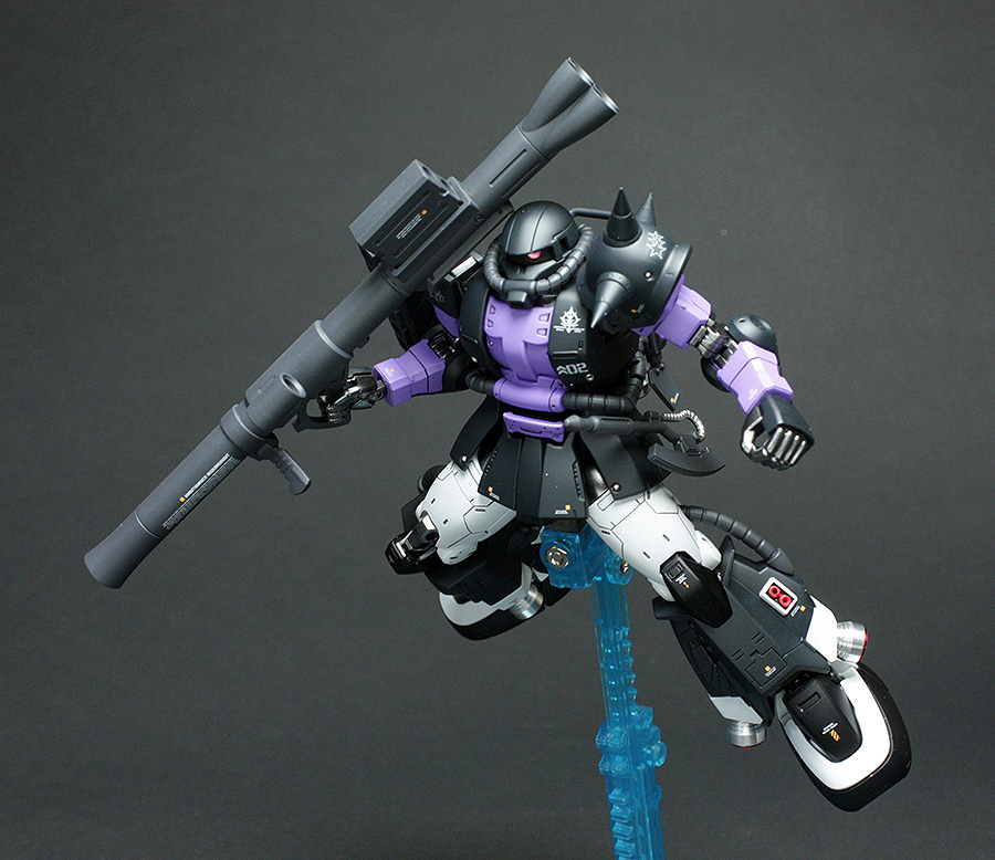 GUNDAM GUY: HG 1/144 Zaku II Black Tri-Star High Mobility Type [Gundam ...
