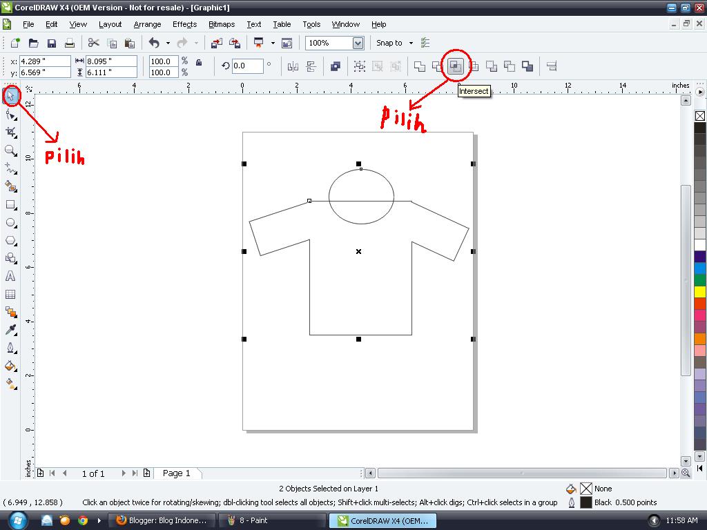Tutorial membuat desain baju sederhana menggunakan Corel Draw ~ Blog ...