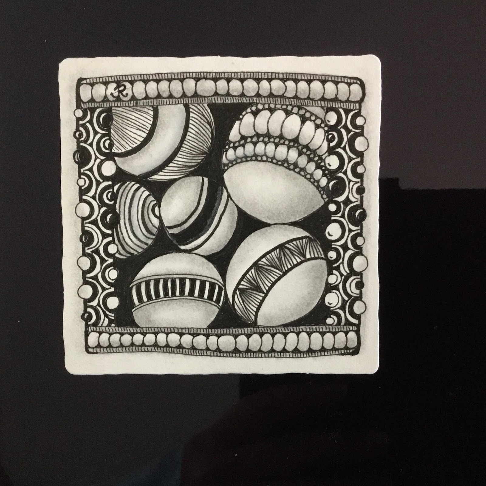 Tickled To Tangle: "It's a String Thing" #210 Tiles