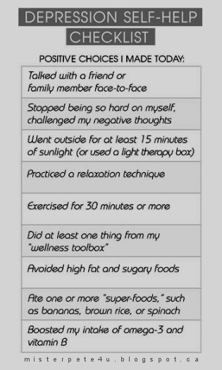 In Case You Were Wondering: Strategies for Overcoming Depression