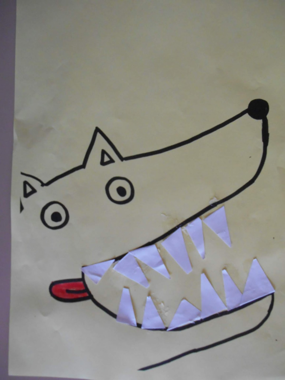 Kindergarten Art Class: ΛΥΚΕ ΛΥΚΕ ...ΕΙΣΑΙ ΕΔΩ;