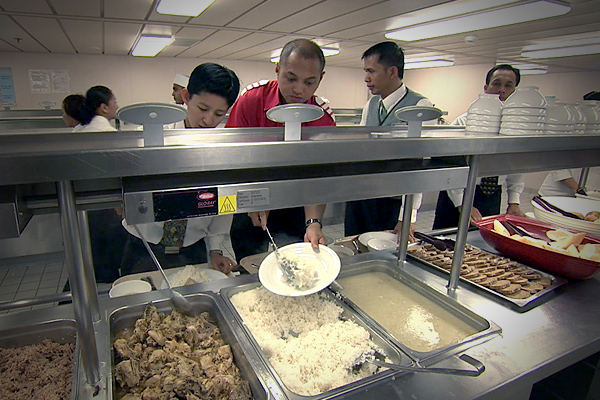 Trabalho em Navio de cruzeiros: Crew mess