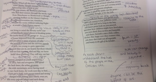 HASN A Level English Literature: 'Ode on a Grayson Perry Urn'