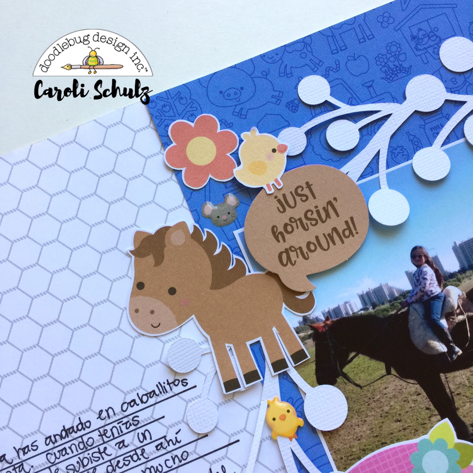 Doodlebug Design Inc Blog: Down On The Farm | Layouts x 2 with Caroli