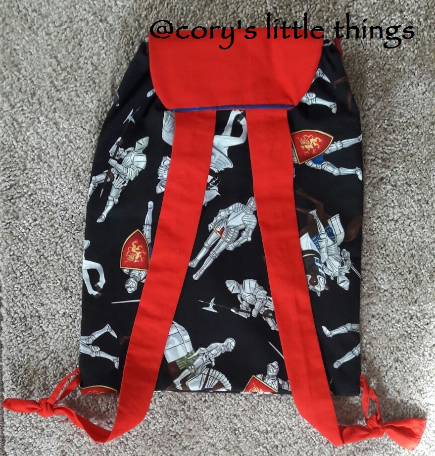 cory's little things: "Knights and Swords" backpack / Rucsac "Cavaleri ...