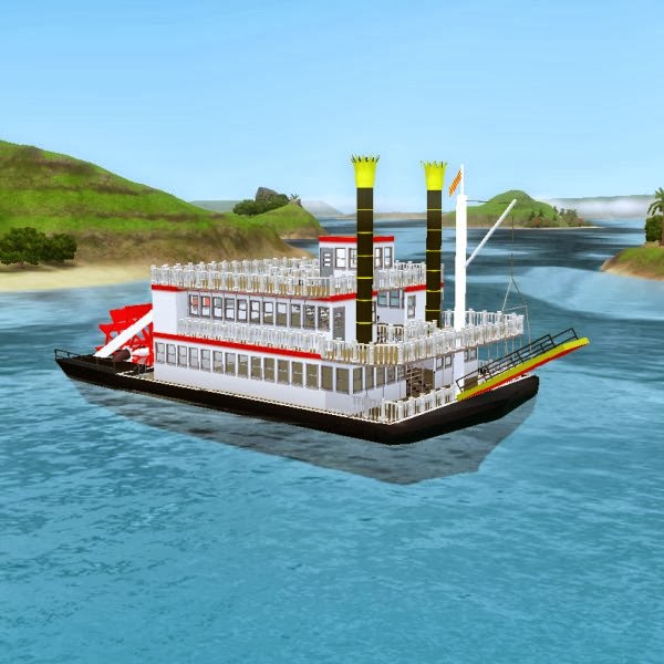 Simming in Magnificent Style: Proud Mary - river boat