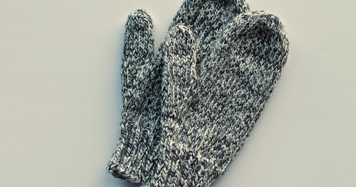 Bark and Purl: Simple mittens