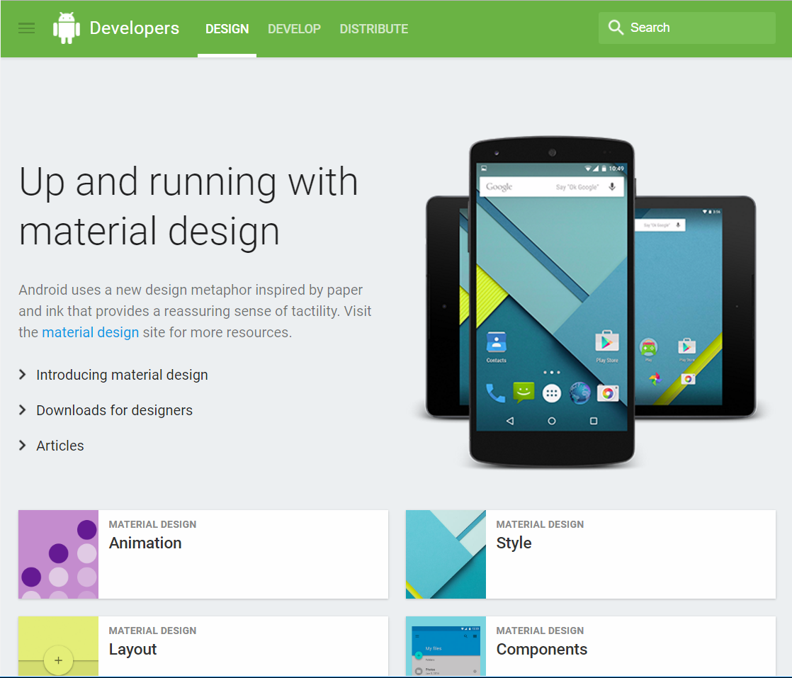 Autoria e Design para Web: Material Design for Android