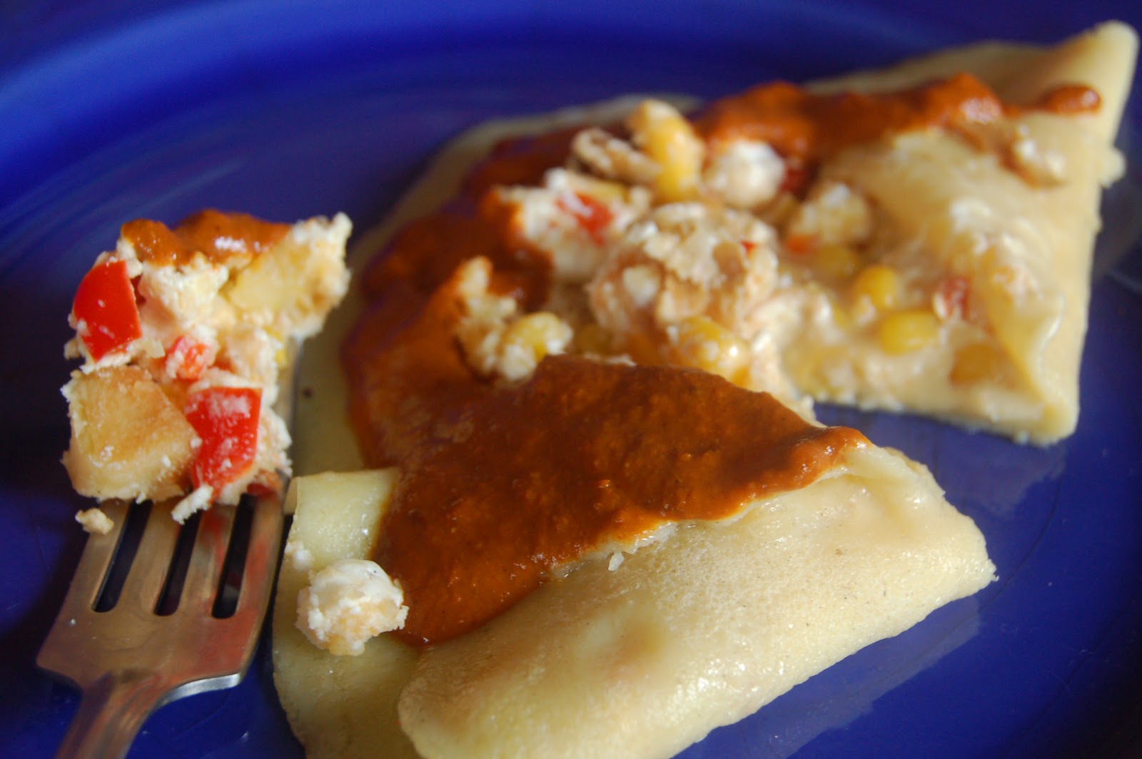 The Spice Island: Goat Cheese, Corn, and Sweet Potato-Stuffed Crepes ...