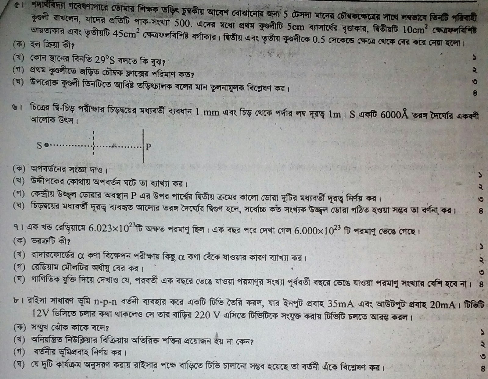 HSC physics 2nd paper question - Education easily