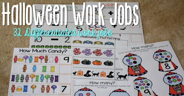 Halloween Work Jobs! - Glimmers of Learning