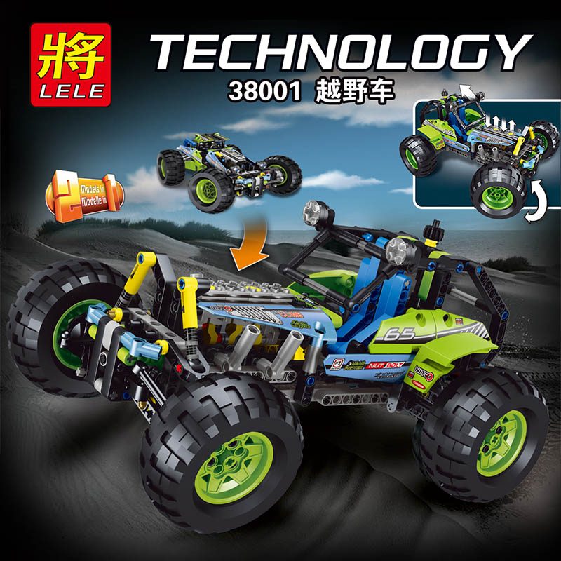 KOBRICKS: LELE 38001 Formula Off-Roader @ Lego Technic 42037