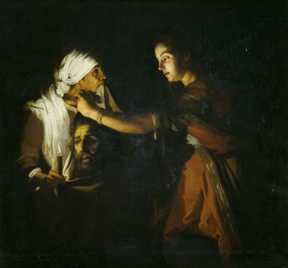 Adam de Coster | A young woman holding a distaff before a lit candle | Tutt'Art@ | Pittura ...