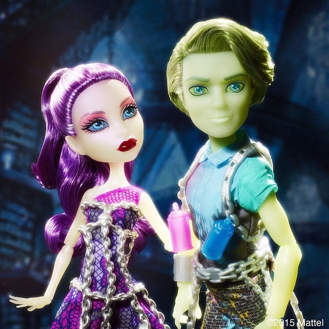 Monster High-Pretty : Foto de la Pareja Spectra y Porter