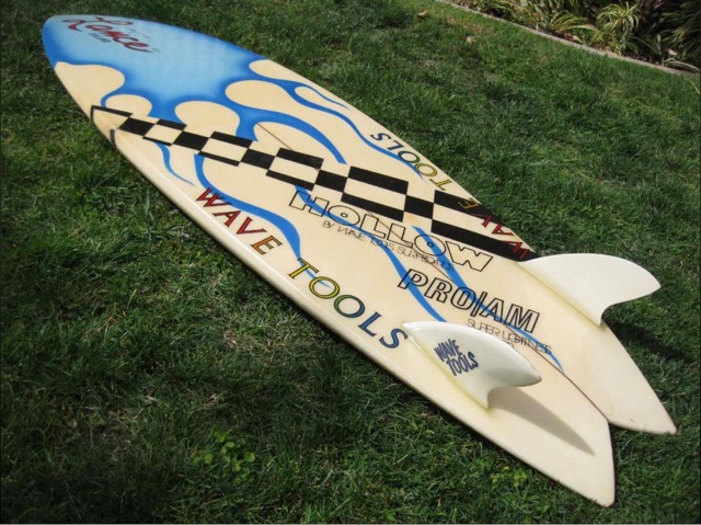 : Board Collector: Wave tools twin fin Part 7- Blue Flame trick