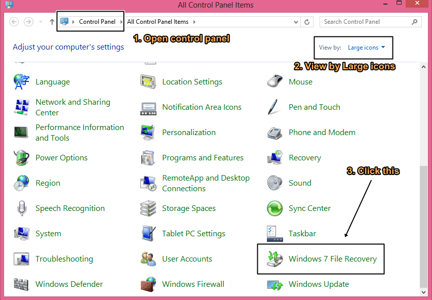 How To Create & Restore System Image in Windows 8 |Tech-Vital Computer ...