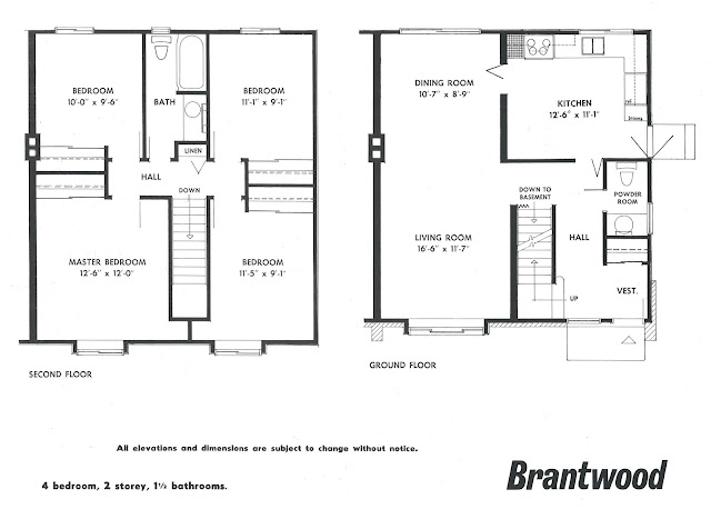 Minto Semi-Detached Houses in the 1960s and the early 1970s