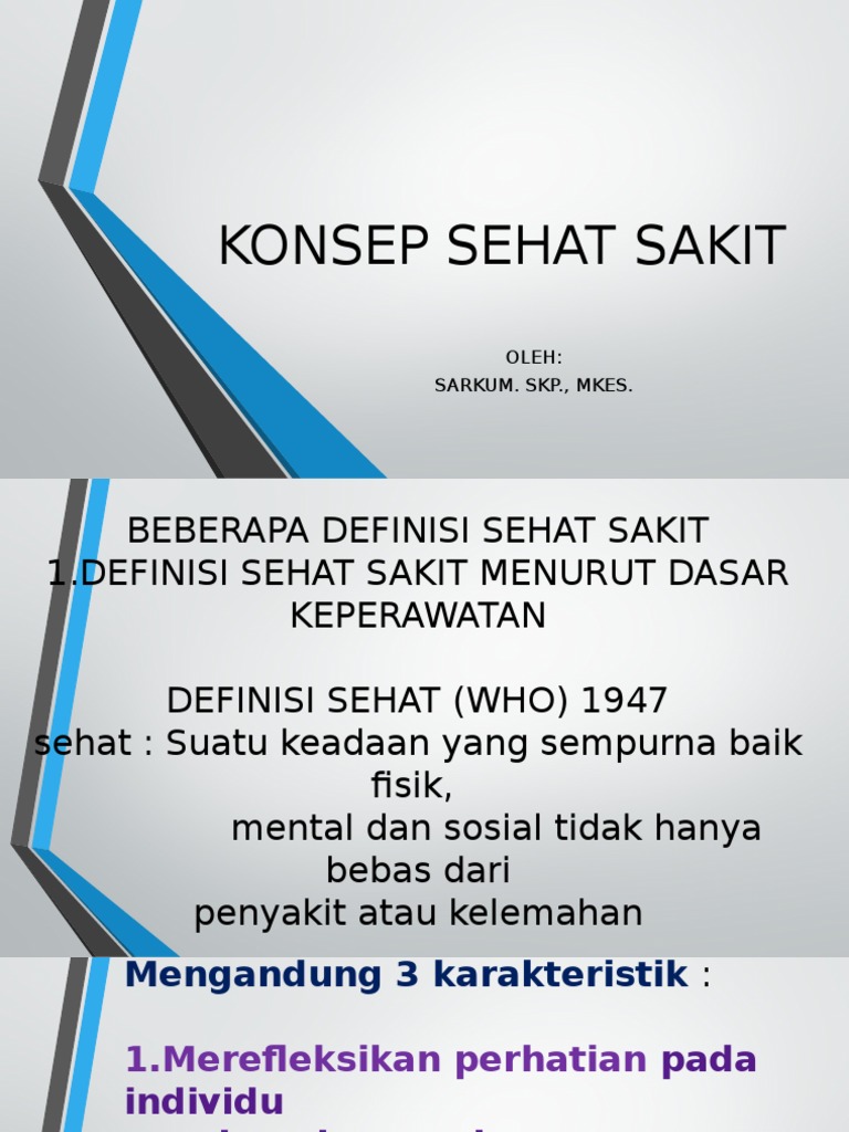 konsep sehat sakit - wood scribd indo