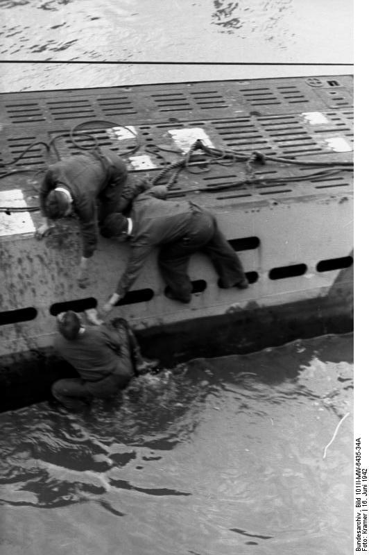 World War II Pictures In Details: U-455 Return From Her Patrol At St ...