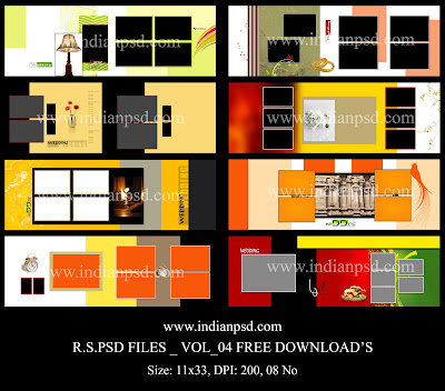 WEDDING ALBUM PSD FILES WITH FRAMES FREE DOWNLOAD _ VOL _ 01 - FreePSD360