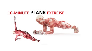 Plank Exercise – 10 Minute Plank Workout