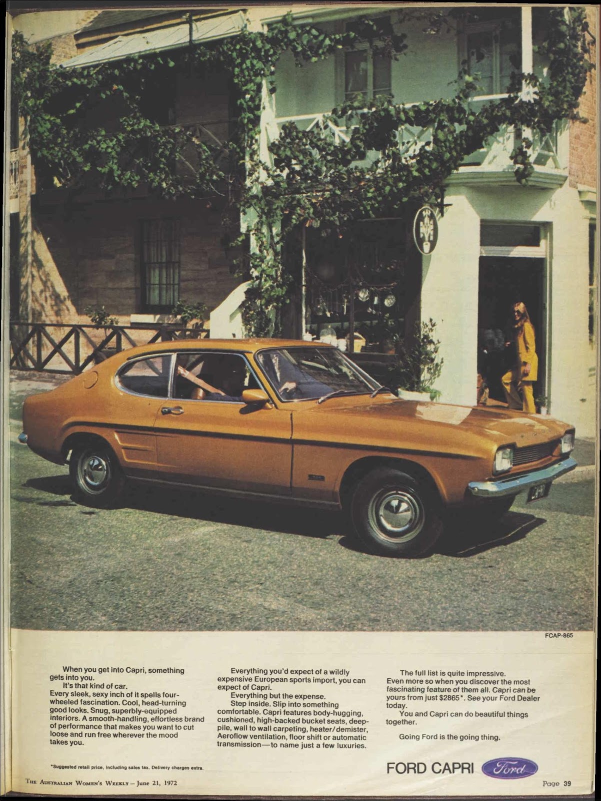 Ford Capris - Bits & Pieces: Some more Ads