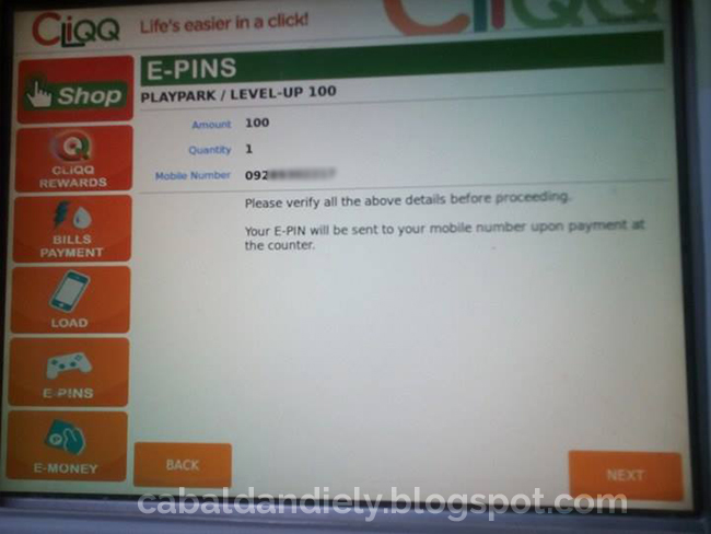 Buy Level Up! Load in 7-Eleven Cliqq Machine