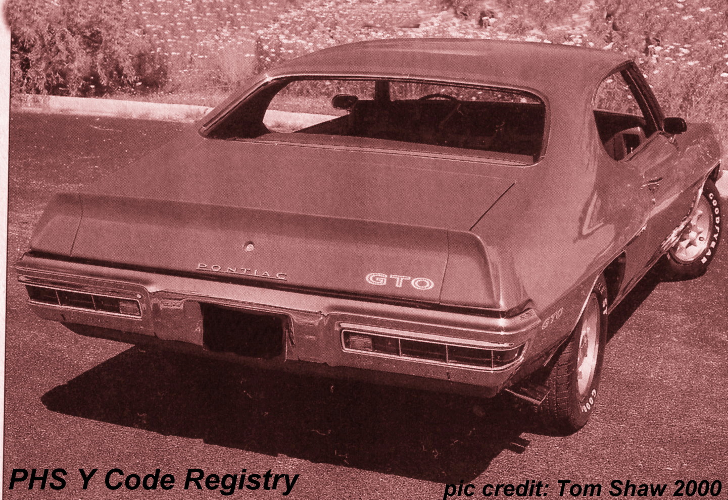 PHS Collector Cars 1972 LeMans/GTO Y Code Registry: The Rear Spoiler ...