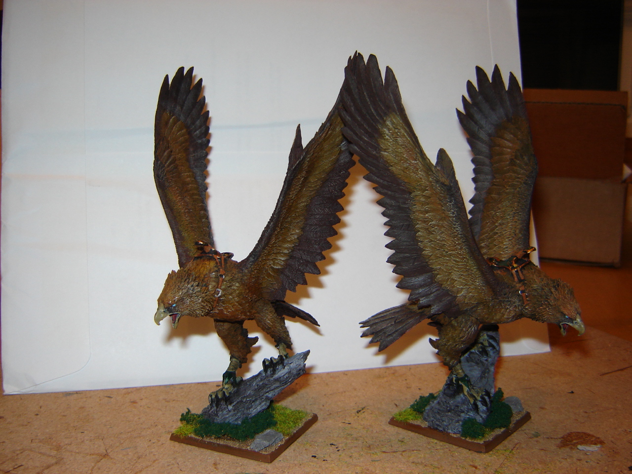 The Company of the Damned: Wood Elf Showcase - Great Eagles - Completed.