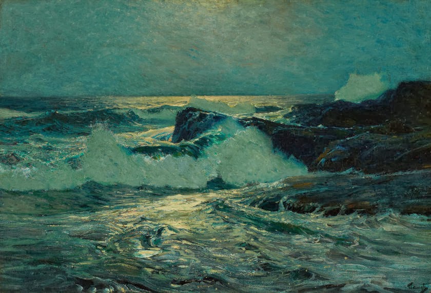 marine oil paintings: Frederick Judd Waugh