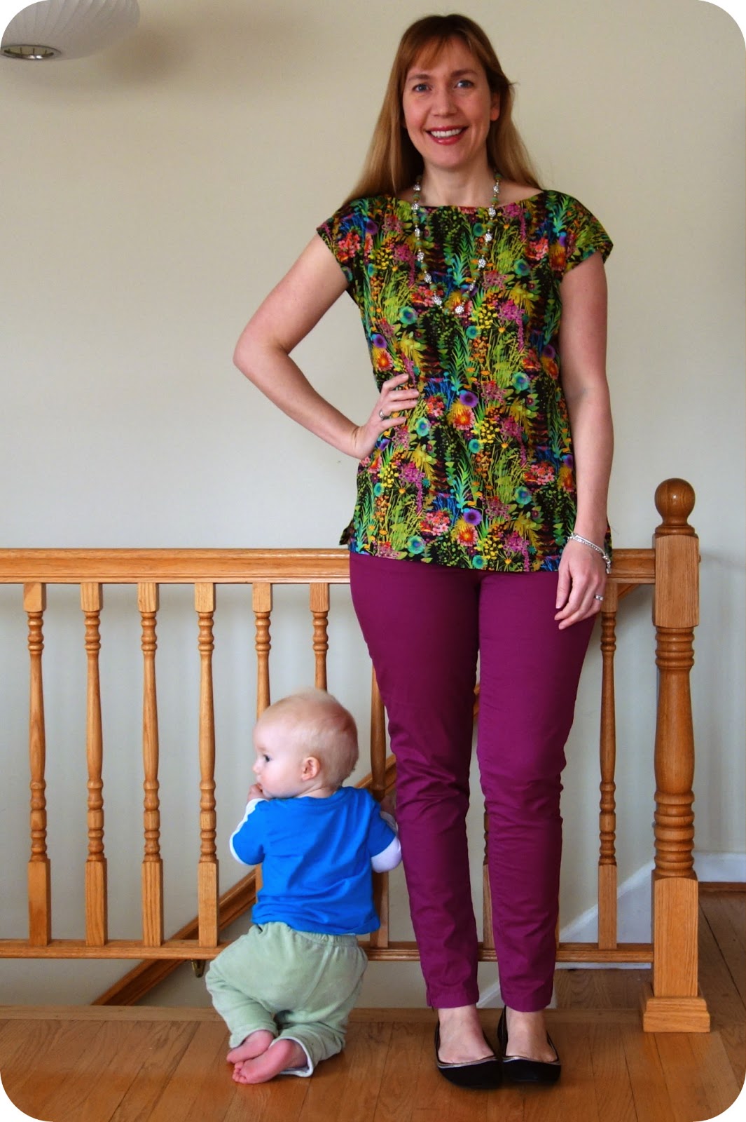 My Superfluities: Made by Me Files: Tresco Floral Top and Girl's Dress ...