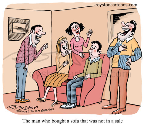 Royston Cartoons: Cartoon tribute to H.M. Bateman