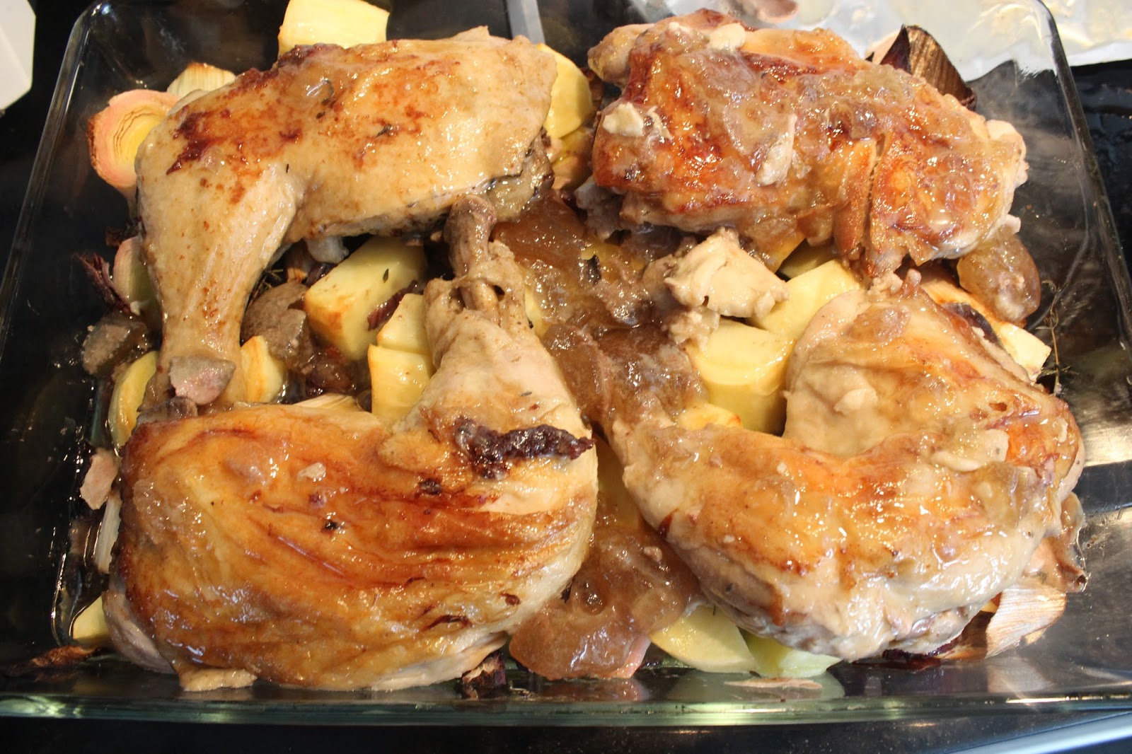 Pollo confitado, con Verduras | Las Recetas de Marichu.... y las mias