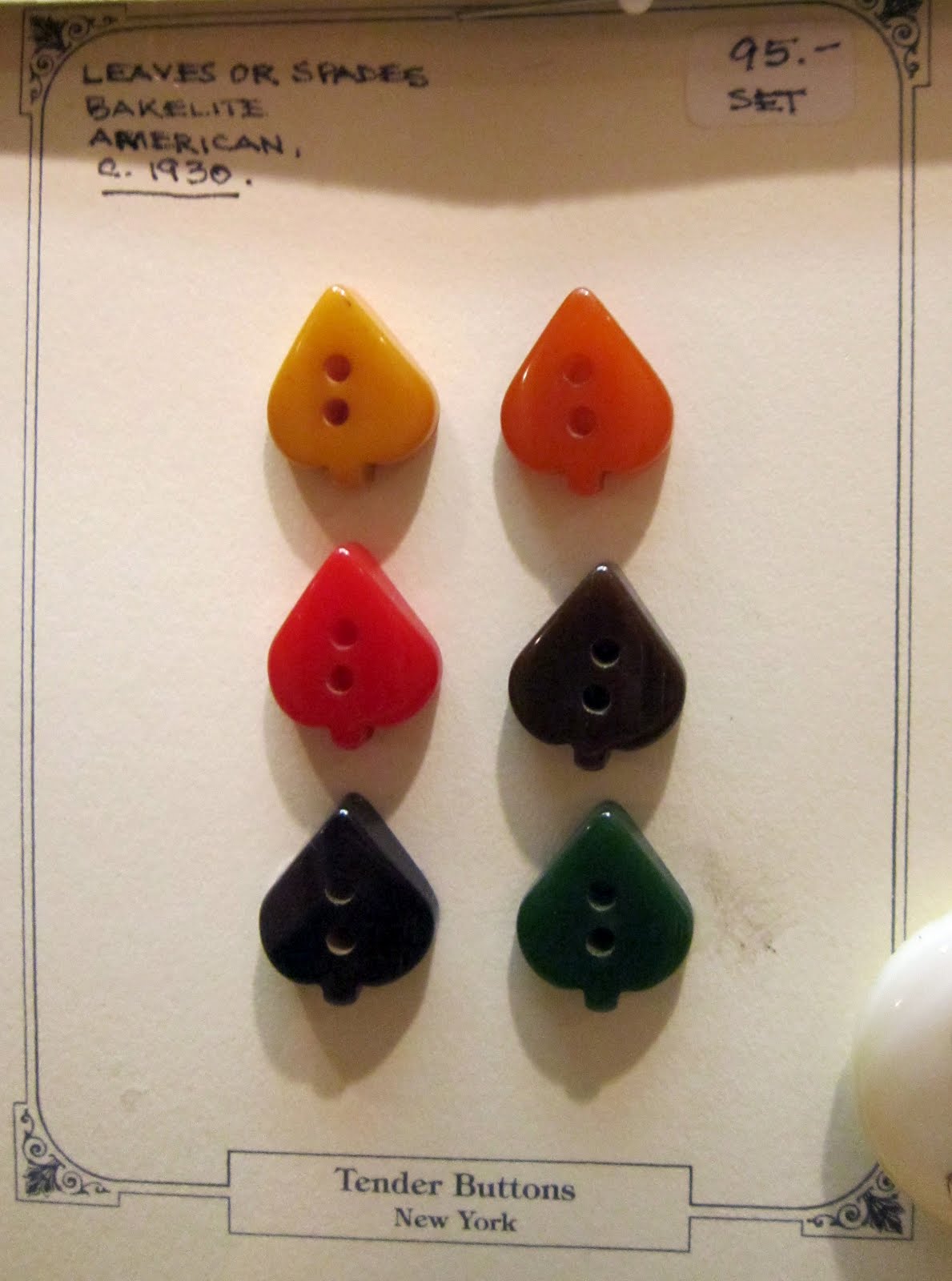 Idiosyncratic Fashionistas: Buttons, Buttons, Who's Got the Tender Buttons