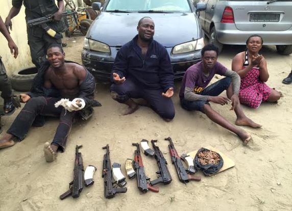 Photo: River State Police Command arrests 4 suspected criminals ...