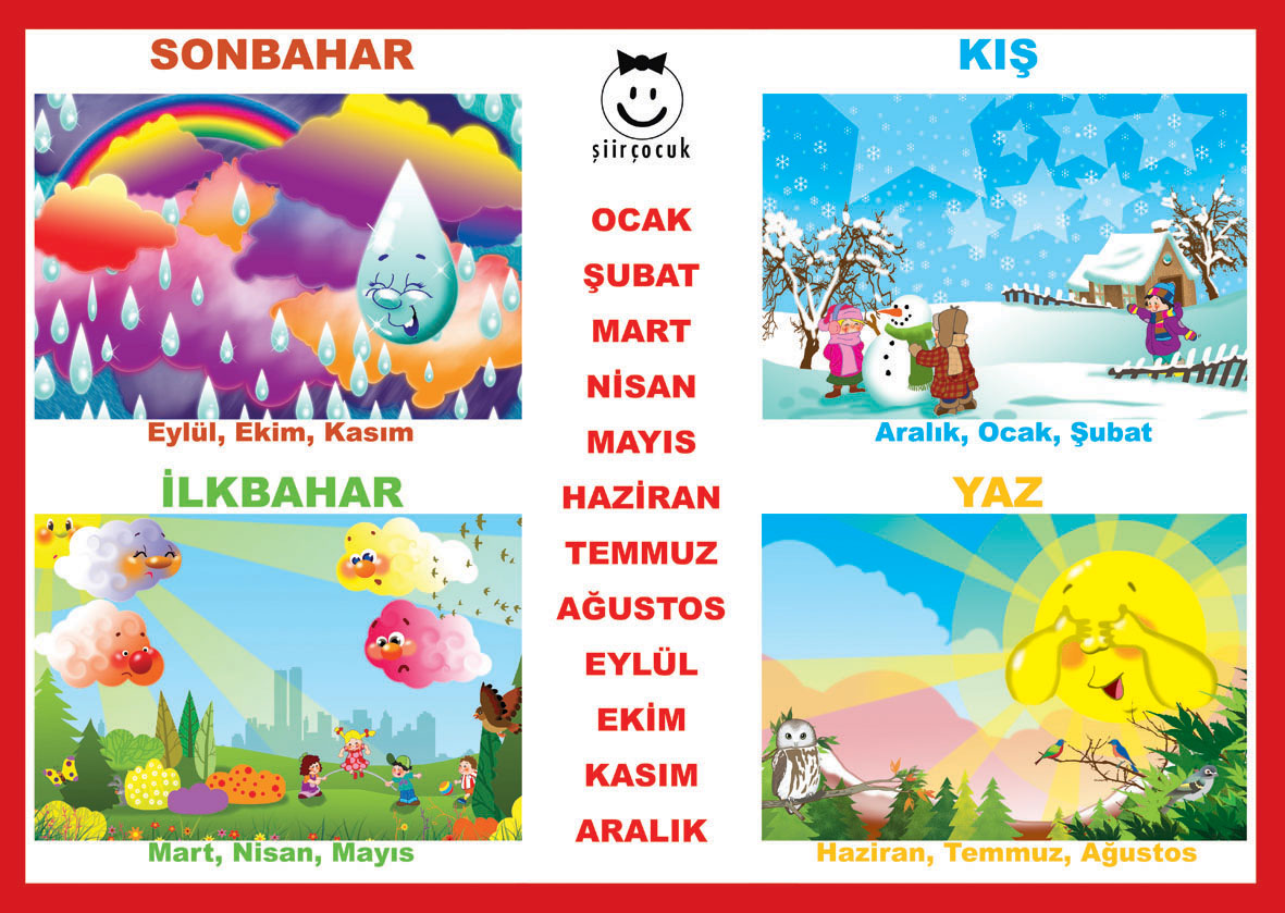 merve savaşçı 11040286: Mevsimler