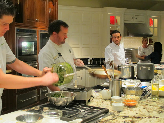 Sew what's cooking with Joan!: Fettucine with Kale Pesto- Chef Michael ...