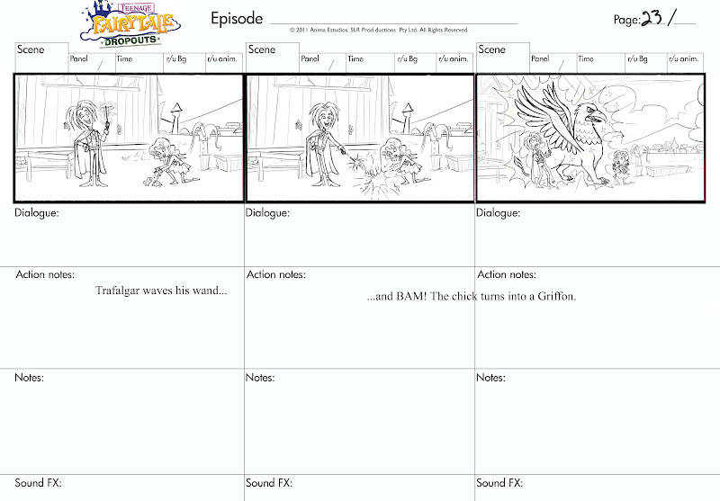 Story board work by Golden Street Animation: These are examples of the ...