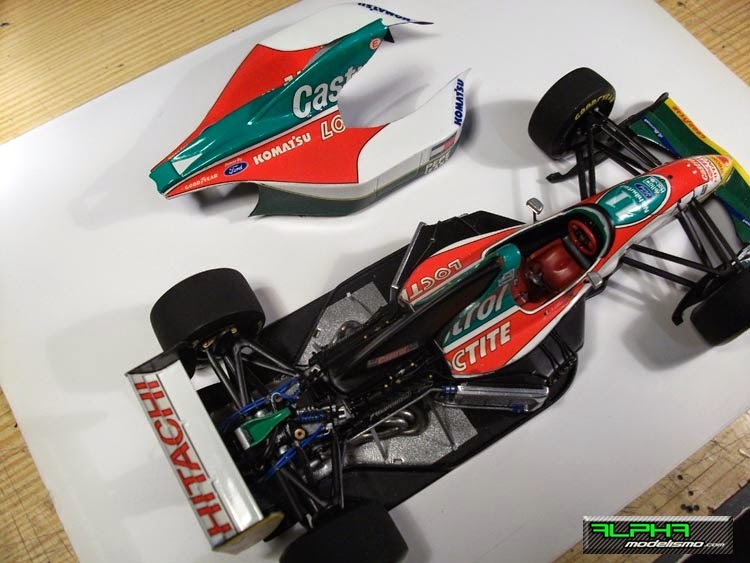 ALPHAmodelismo.pt: Lotus 107B Ford - Tamiya 1/20 - 3ª Parte