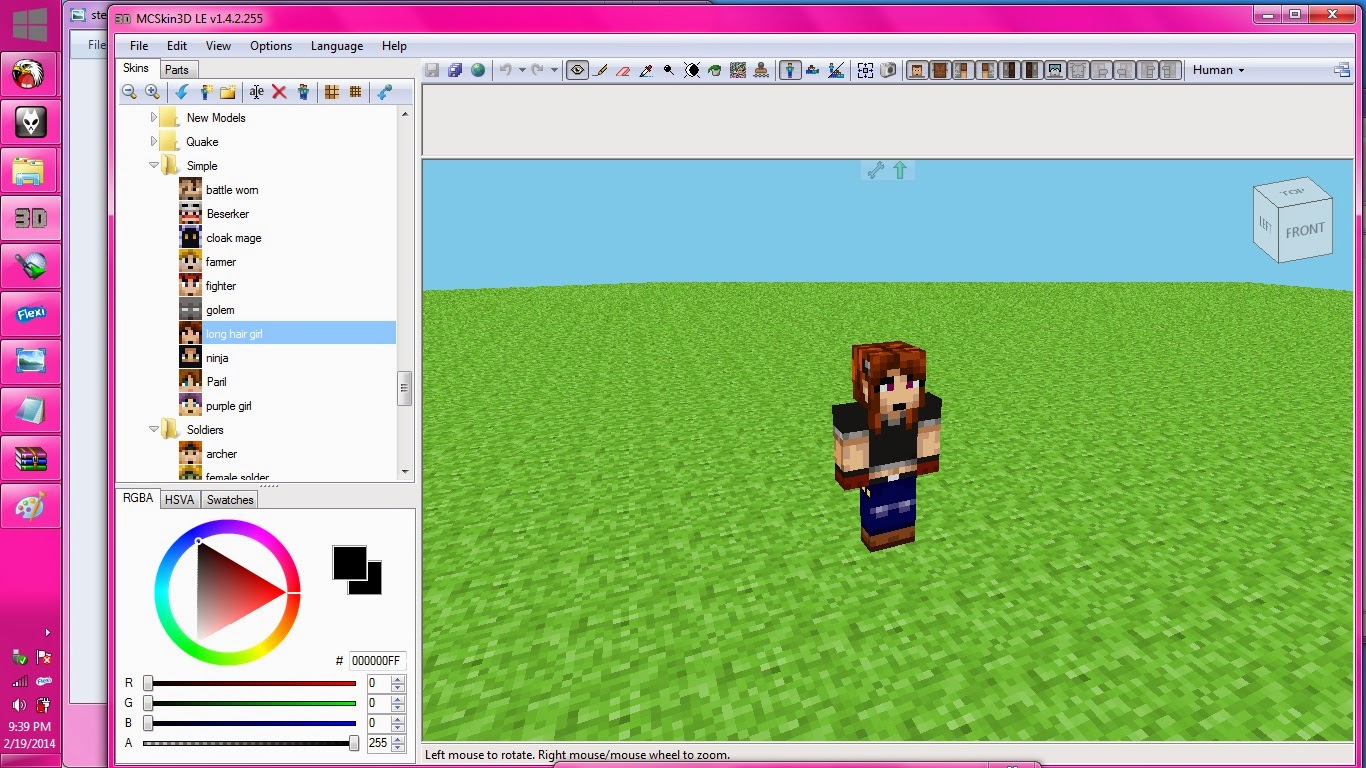 INSPIRAT: How to Edit Player Skin Minecraft 1.7.2 TeamExtreme