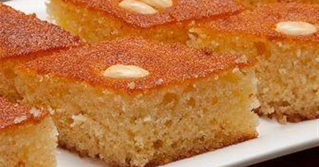 Basbousa Recipe - Egyptian Basbousa - How to Make Basbousa | LEBANESE ...
