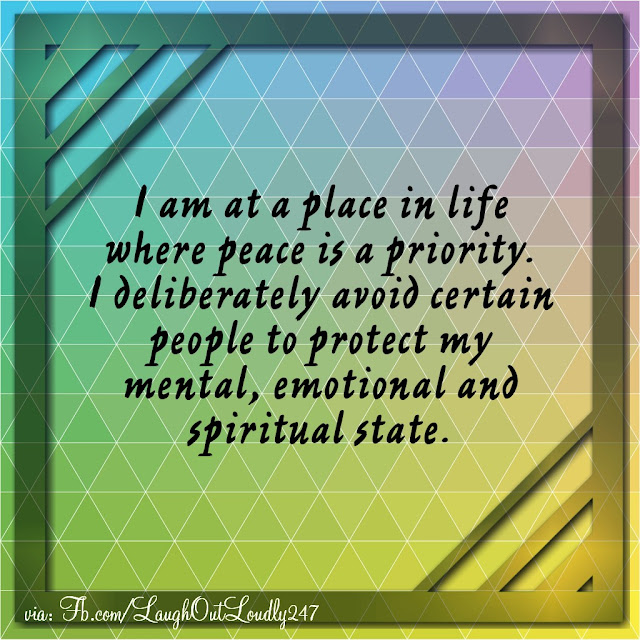 Protect your inner peace