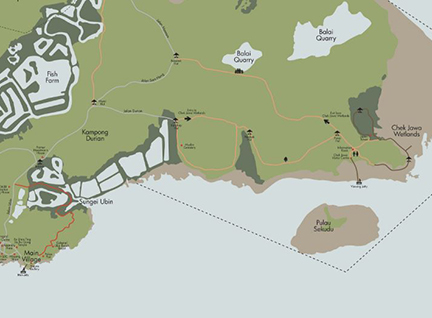 Pesta Ubin 2017: Ubin map